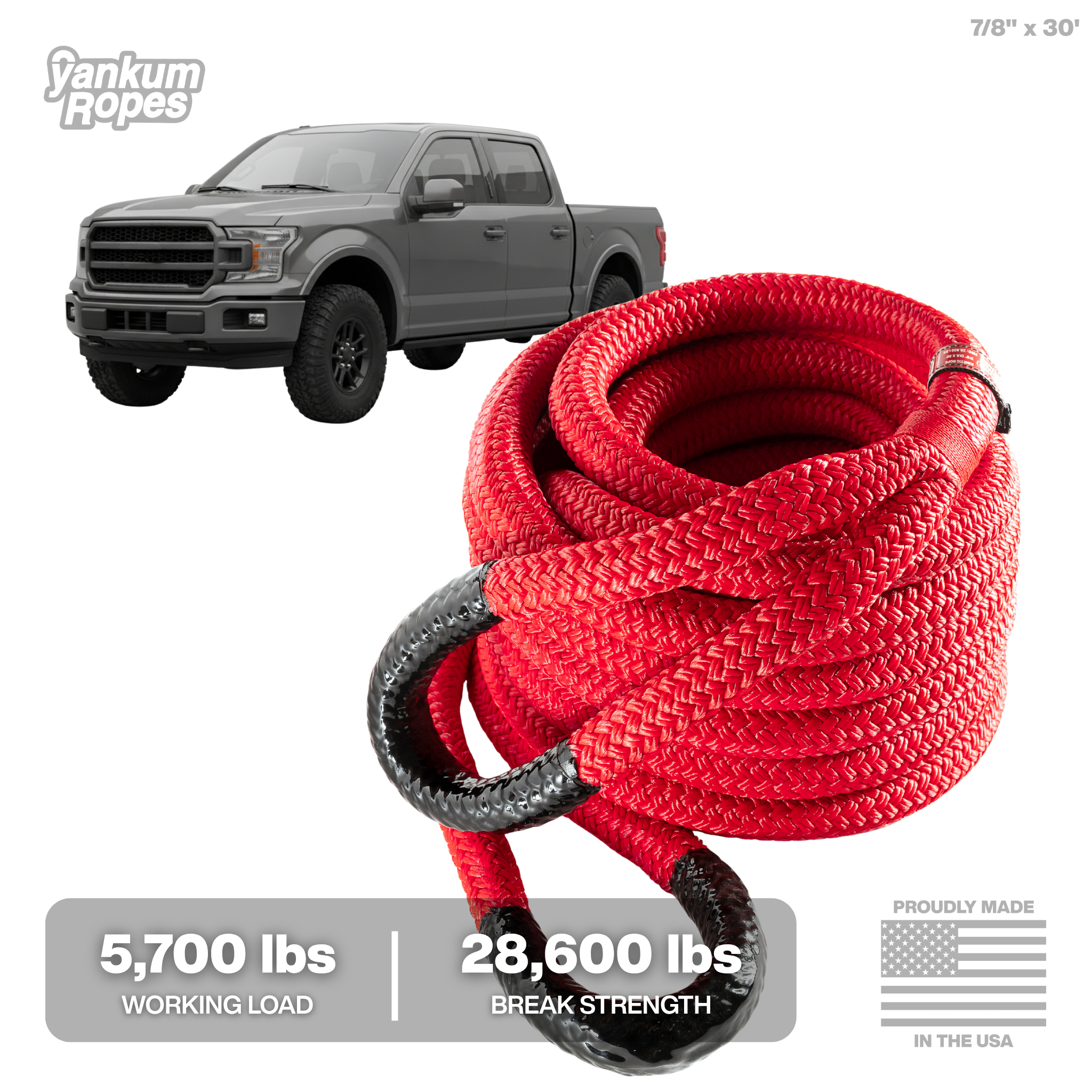 7/8" Kinetic Recovery Rope "Python" – GustoVans