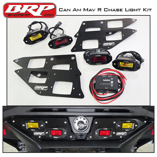 BRP Maverick R Chase Light Kit – GustoVans