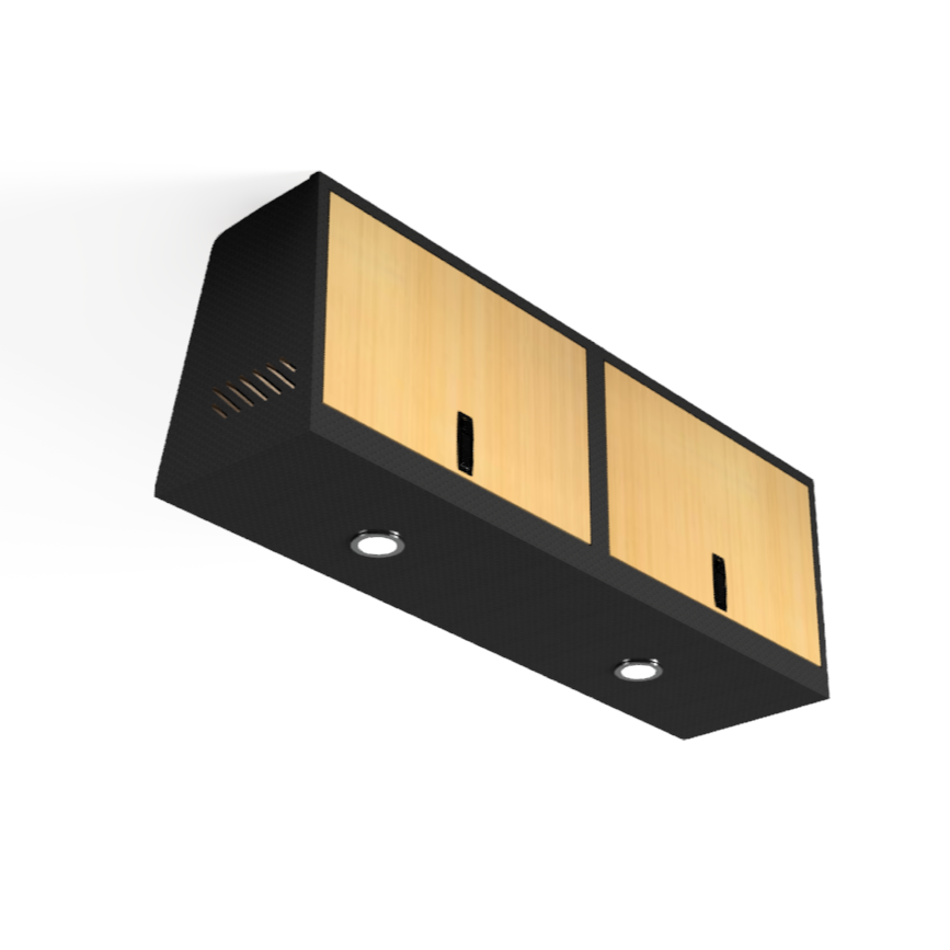 Overhead Van Cabinet | Squared Low Profile – GustoVans