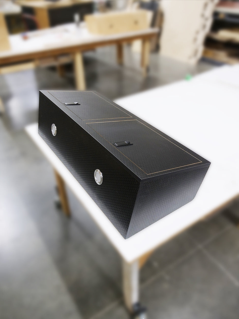 Sprinter Squared Stealth Overhead Cabinet (Outlet) – GustoVans