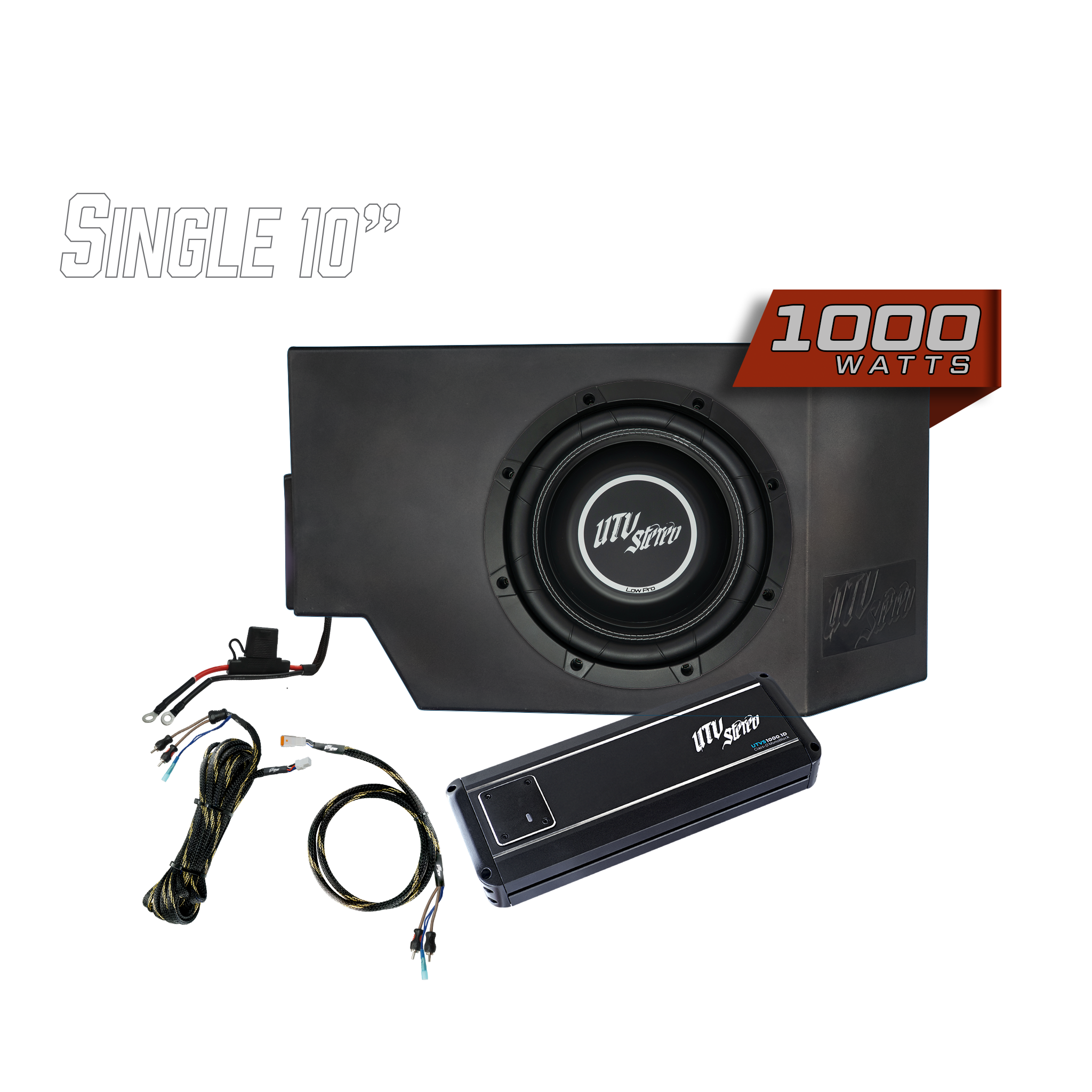 Can-Am® Defender 1000W Single Driver Side 10" Subwoofer Kit | UTVS-DEF ...